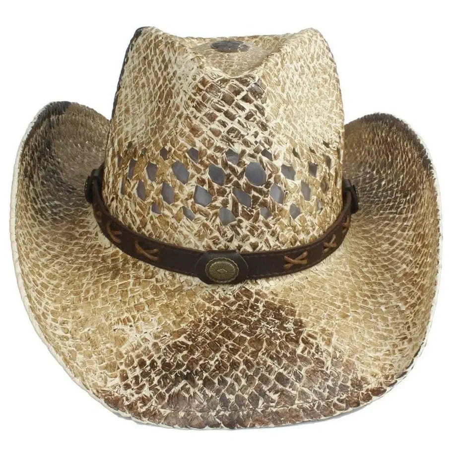 Vintage Straw Cowboy Hat | Western Cowboy