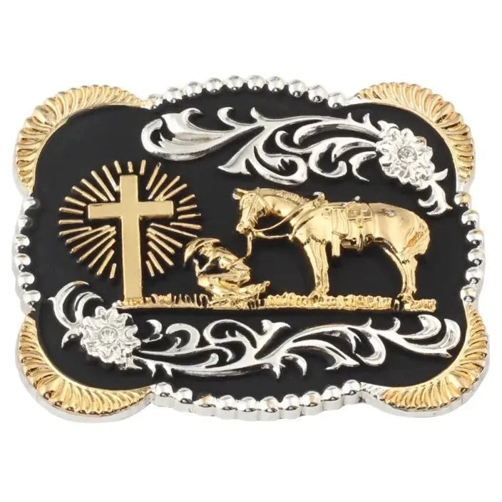 Large Western Belt Buckle | Western Cowboy