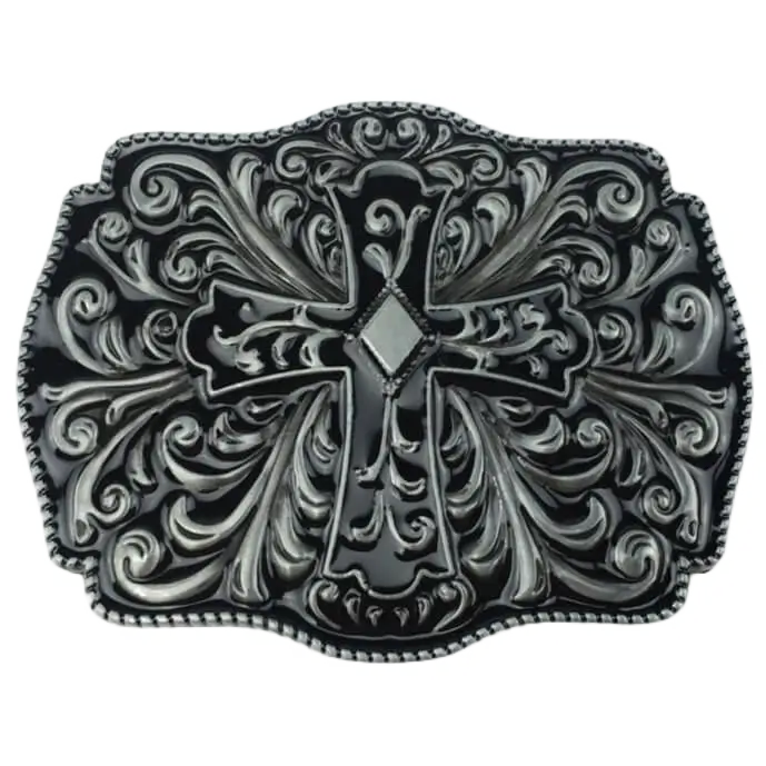 Cowboy Cross Belt Buckle | Western Cowboy