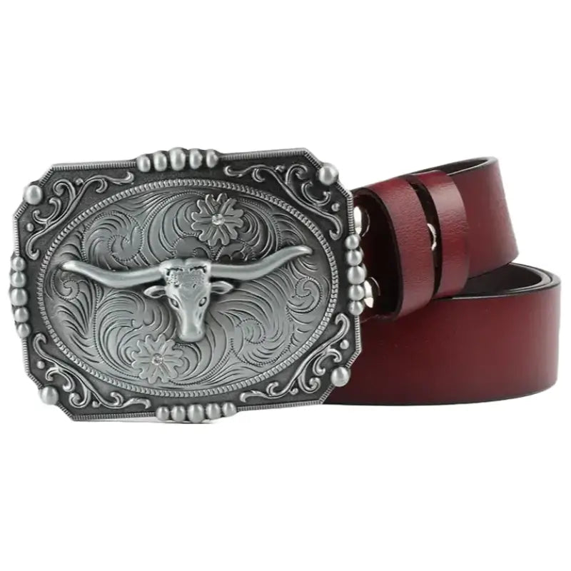 Silver Cowboy Belt | Western Cowboy