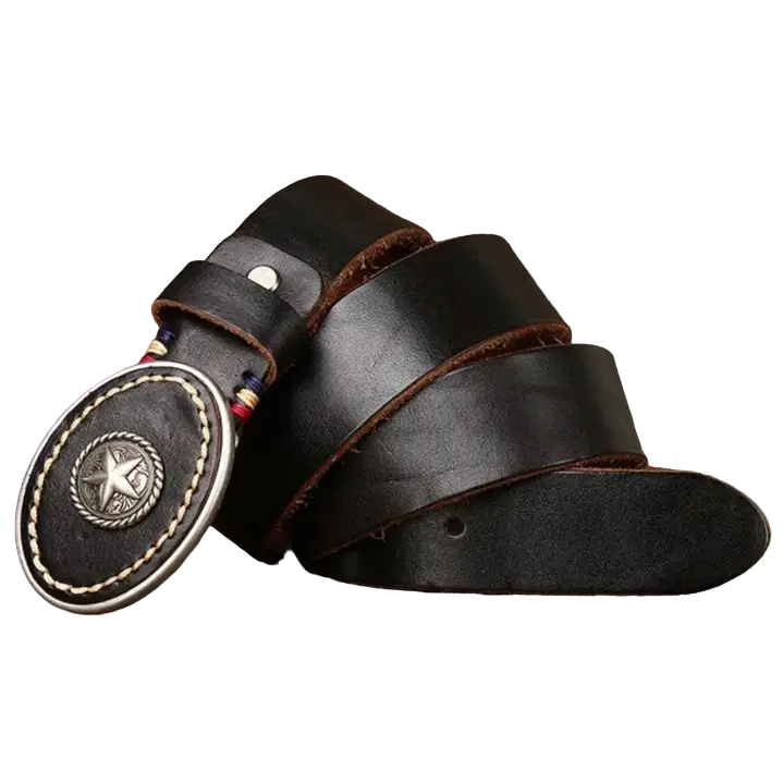 Texas Leather Belt | Western Cowboy