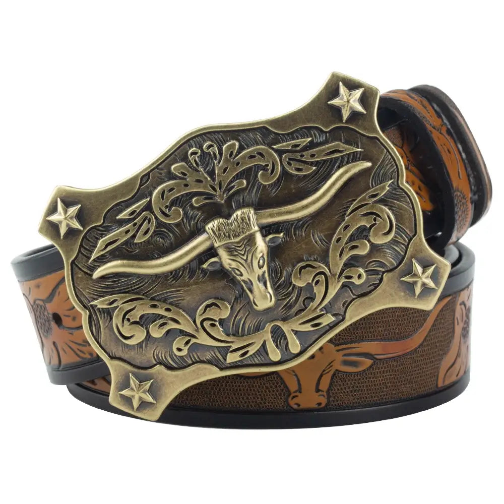 Texas Longhorn Belt | Western Cowboy