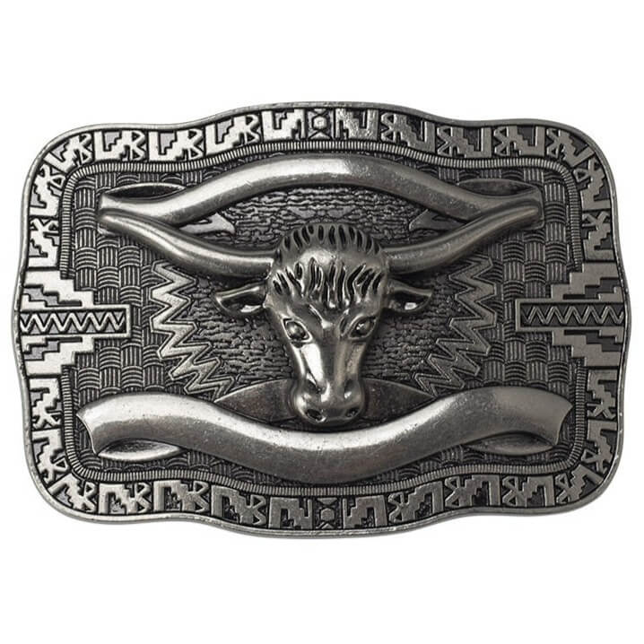 Steer Belt Buckle | Western Cowboy