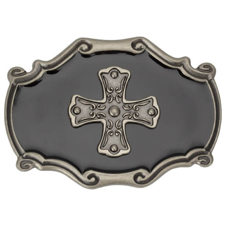 Cross Belt Buckle | Western Cowboy