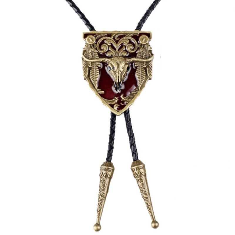 Bull Skull Bolo Tie | Western Cowboy