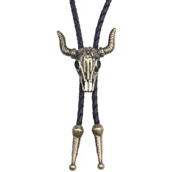 Cow Skull Bolo Tie | Western Cowboy