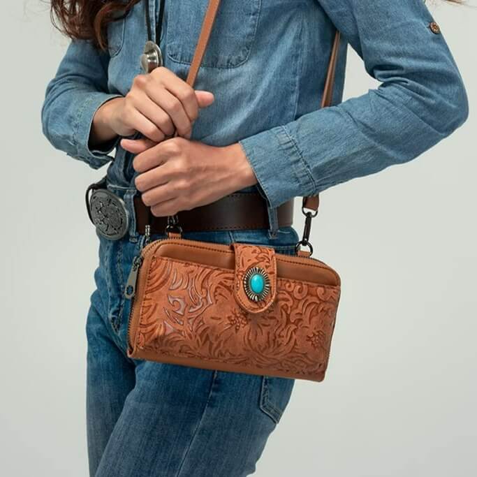 Turquoise Western Purse | Western Cowboy