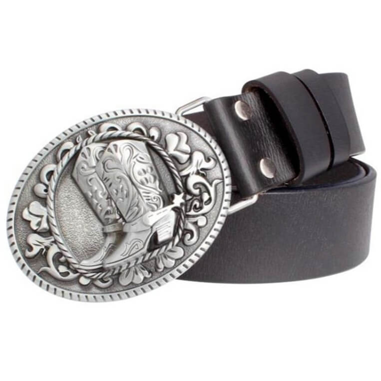 Leather Cowboy Belt | Western Cowboy