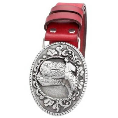 Leather Cowboy Belt | Western Cowboy