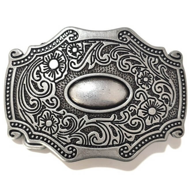 Silver Western Belt Buckle | Western Cowboy