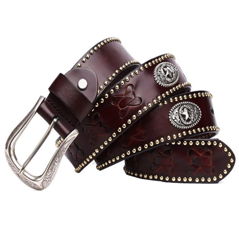 Studded Western Belt | Western Cowboy