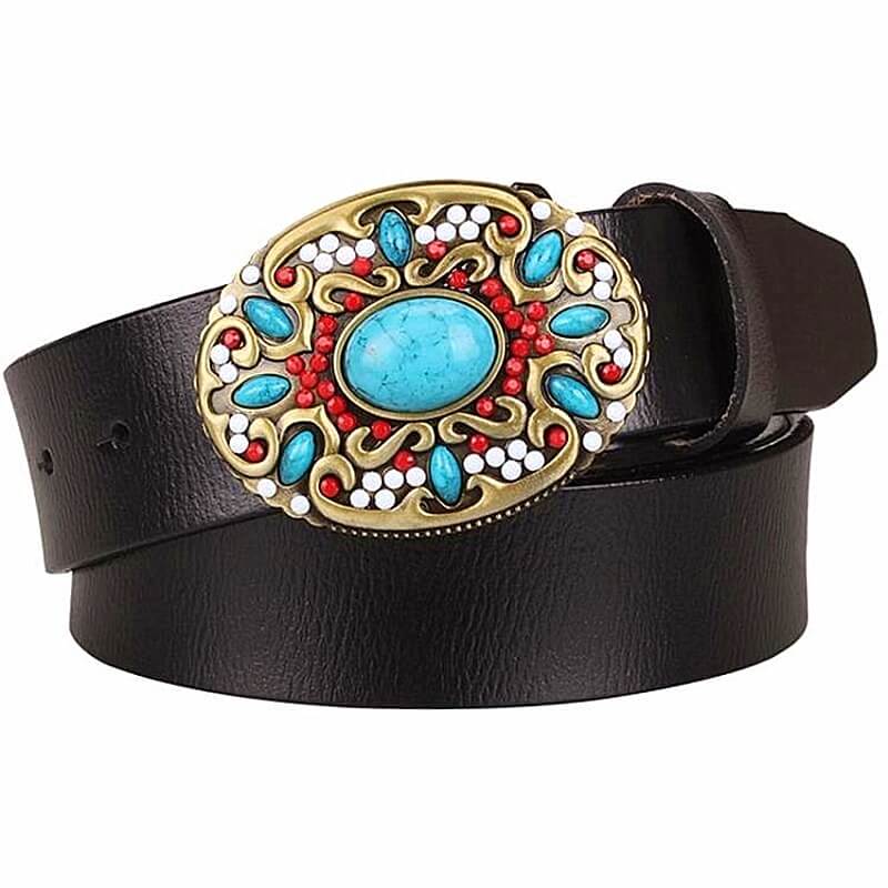 Turquoise Western Belt | Western Cowboy